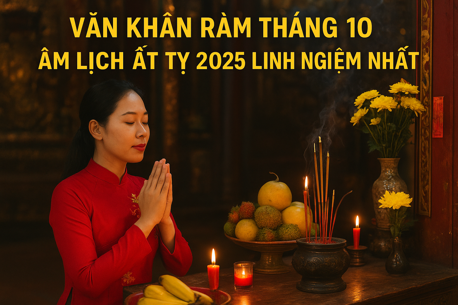 The Most Sacred Votive Prayer for the 10th Lunar Month Full Moon of At ...